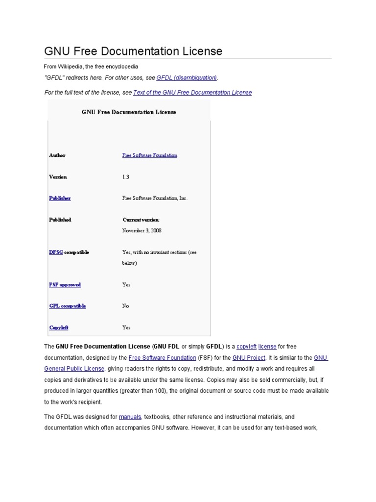 GNU Free Documentation License | Applied Ethics | Sharing