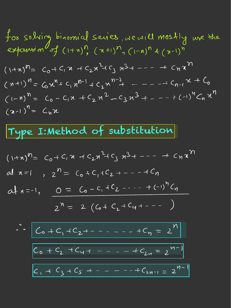 Binomial Theorem | PDF | Mathematical Logic | Complex Analysis