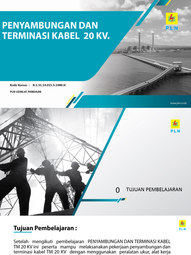 Penyambungan Dan Terminasi Kabel 20 KV | PDF