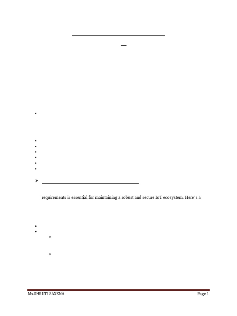 IOT SECURITY NOTES UNIT 1 AND 2 | PDF | Security | Computer Security IOT SECURITY NOTES UNIT 1 AND 2 | PDF | Security | Computer Security