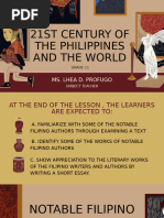10 Notable Filipino Writers | PDF | Philippines