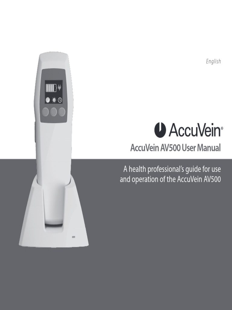 AccuVein AV500 User Manual Guide | PDF | Electromagnetic Radiation ...