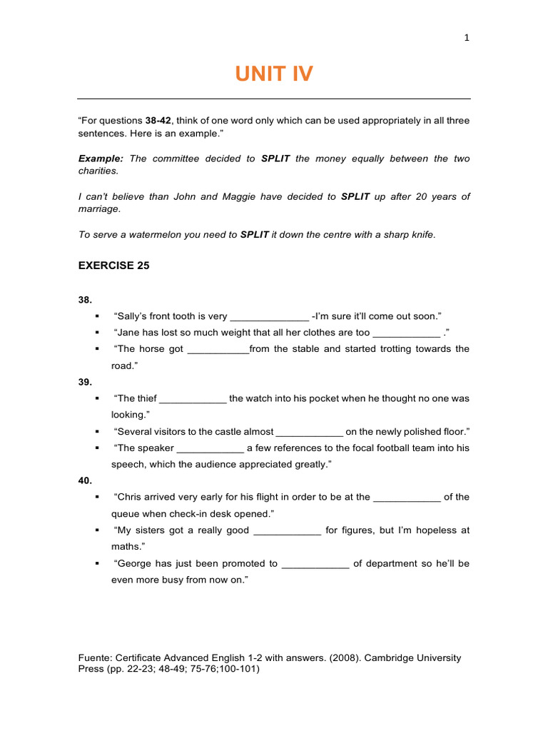 UNIT 4. ENGLISH | PDF