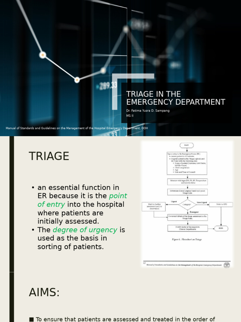 Triage in The Emergency Department | PDF | Emergency Department | Medicine