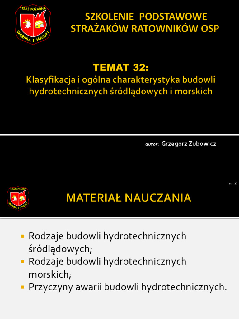 T32 Klasyfikacja I Ogolna Charakterystyka Budowli | PDF