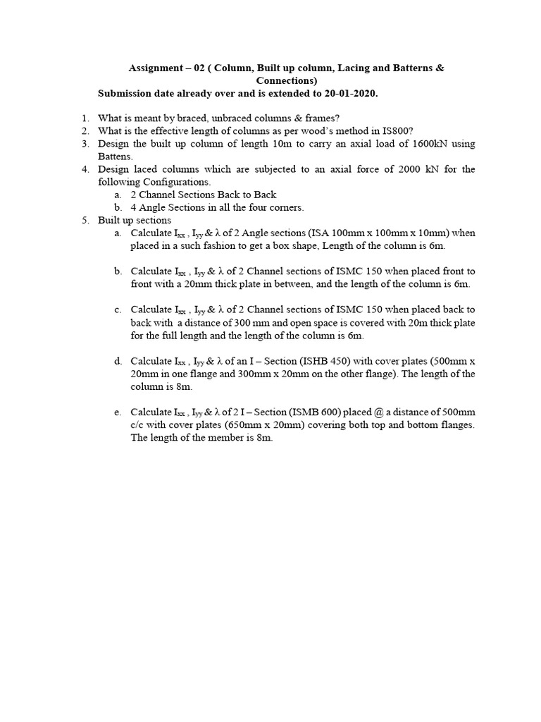 02) Assignment - 2 Questions | PDF