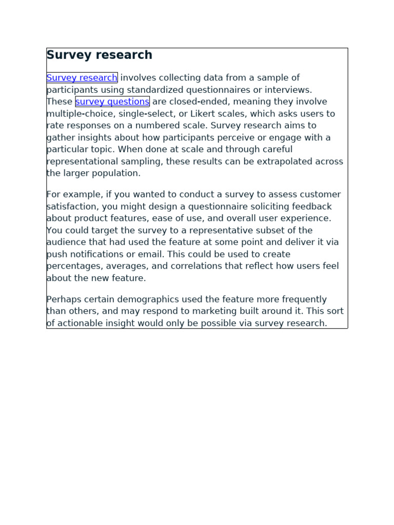 Understanding Survey Research Methods | PDF