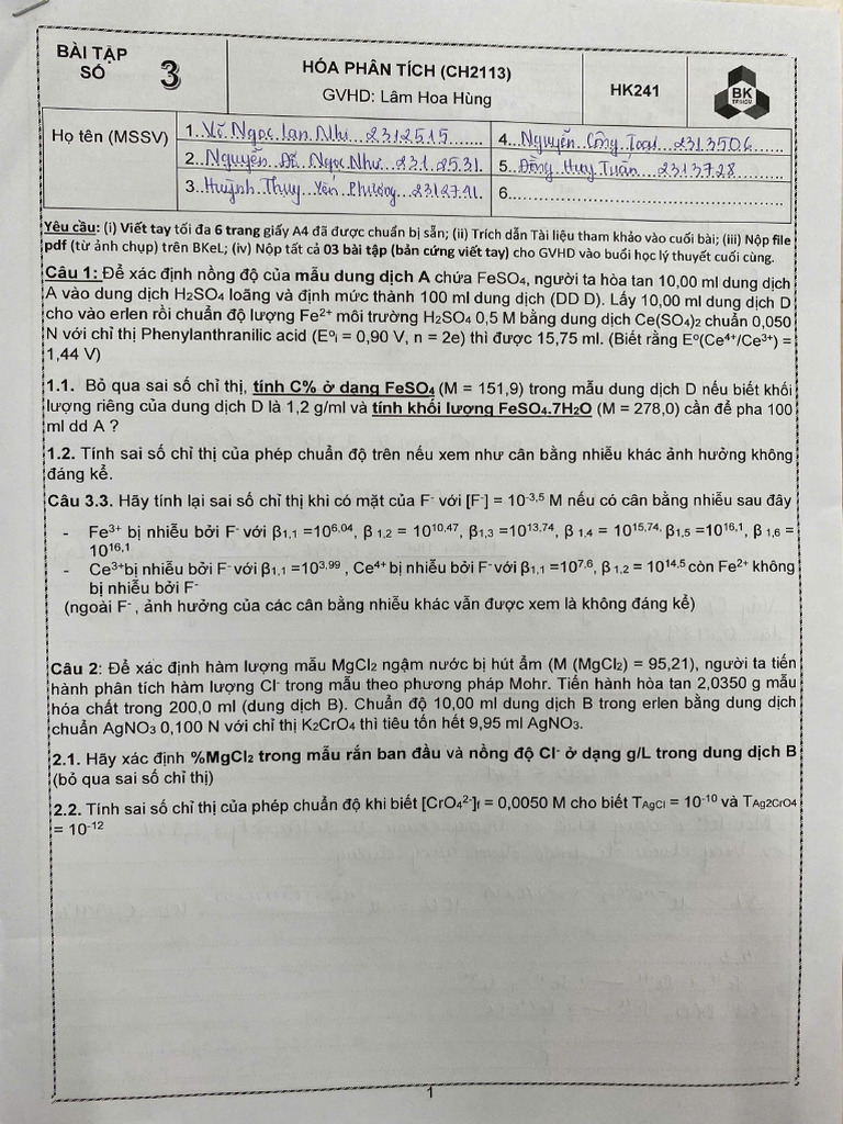 Nhóm 7 - BTL số 3 | PDF