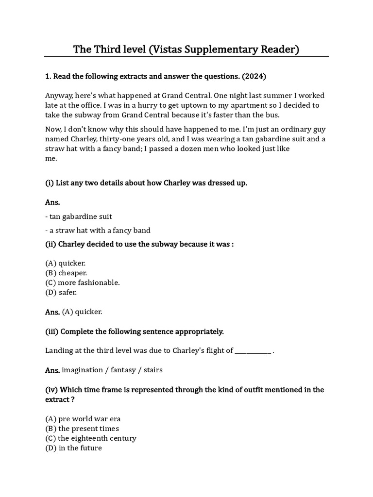 The Third Level | PDF