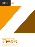 CAIE AS Level Physics 9702 Theory v4 Z-Notes | PDF