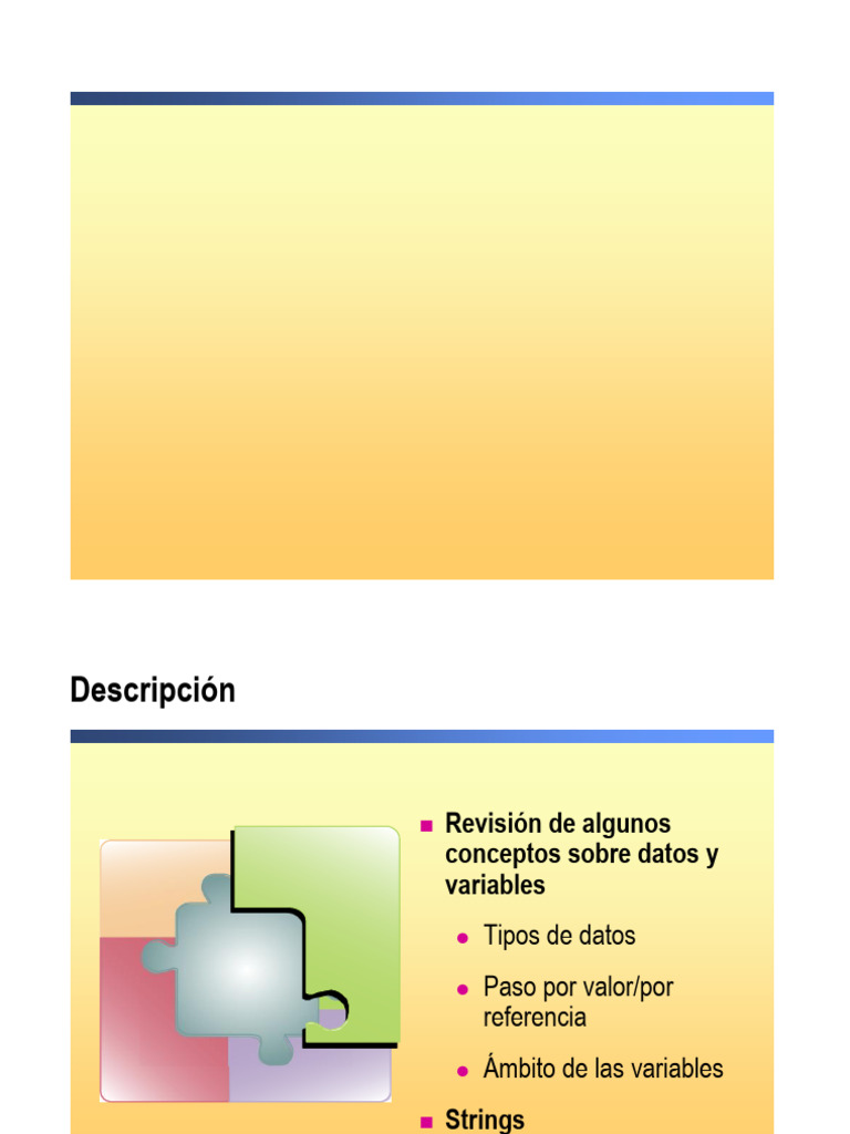 U06.- Estructuras de Datos (2) | PDF | Variable (informática) | Cadena (informática)