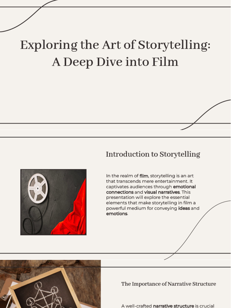 Slidesgo Exploring the Art of Storytelling a Deep Dive Into Film 20250109143041Lj02 | PDF