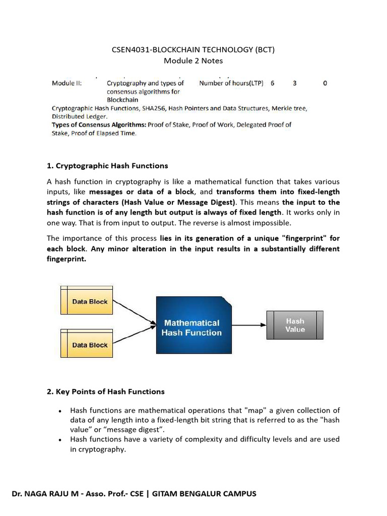 ODD 24-CSEN4031-BCT-Module 2 Notes | PDF | Cryptography | Cyberwarfare
