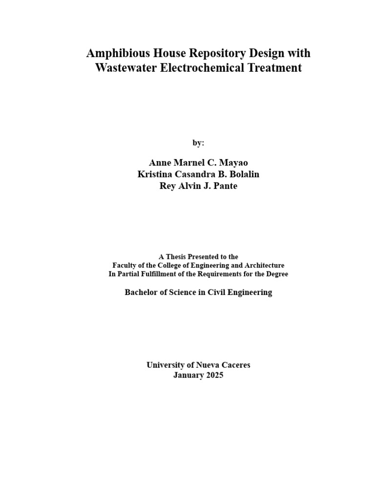 CE Proj 2 Team 24 (Team Plumbing) | PDF | Electrochemistry | Water Pollution