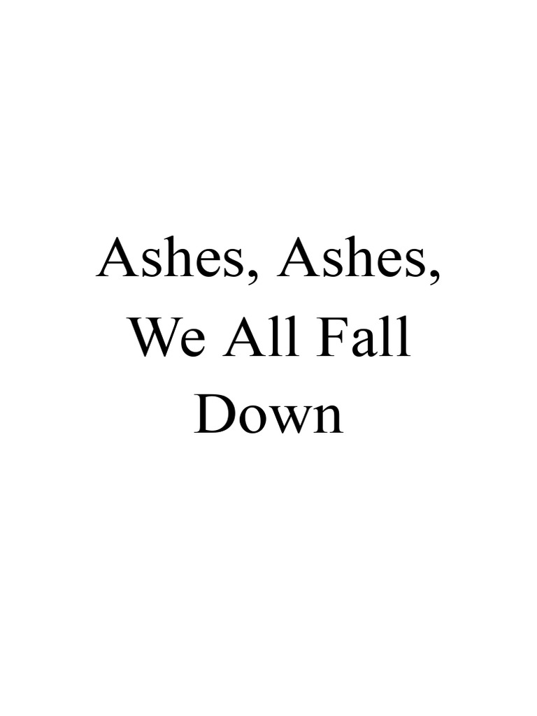 Ashes, Ashes, We All Fall Down | PDF | Tao | Olho