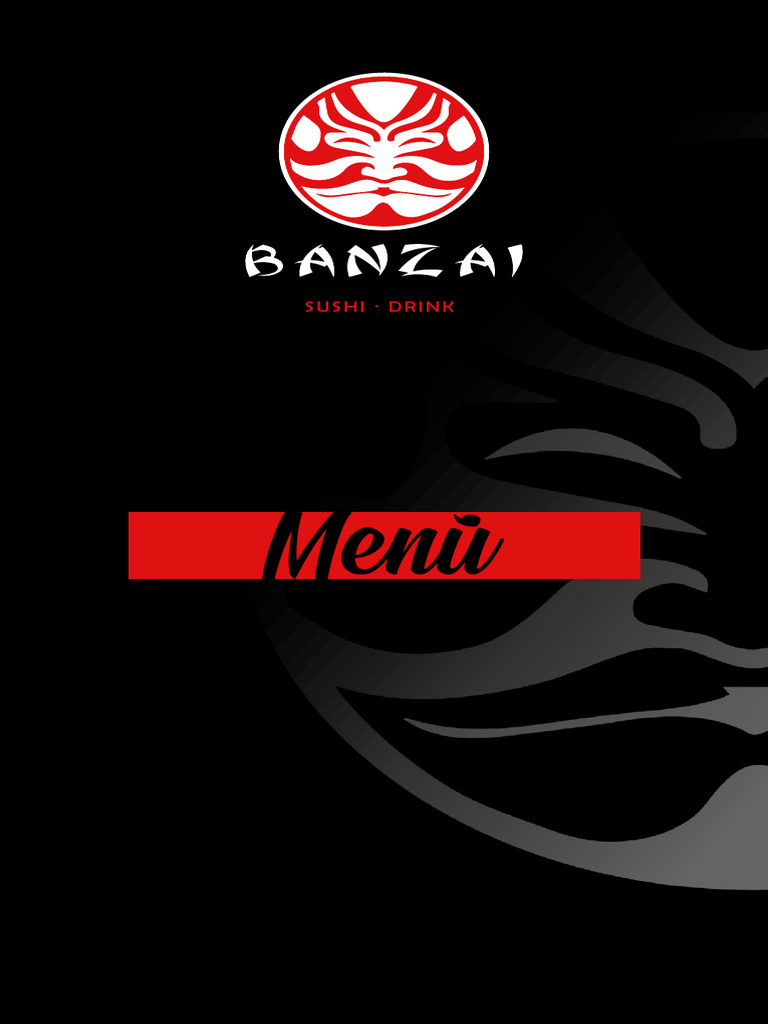 Banzai Reggio Menu | PDF