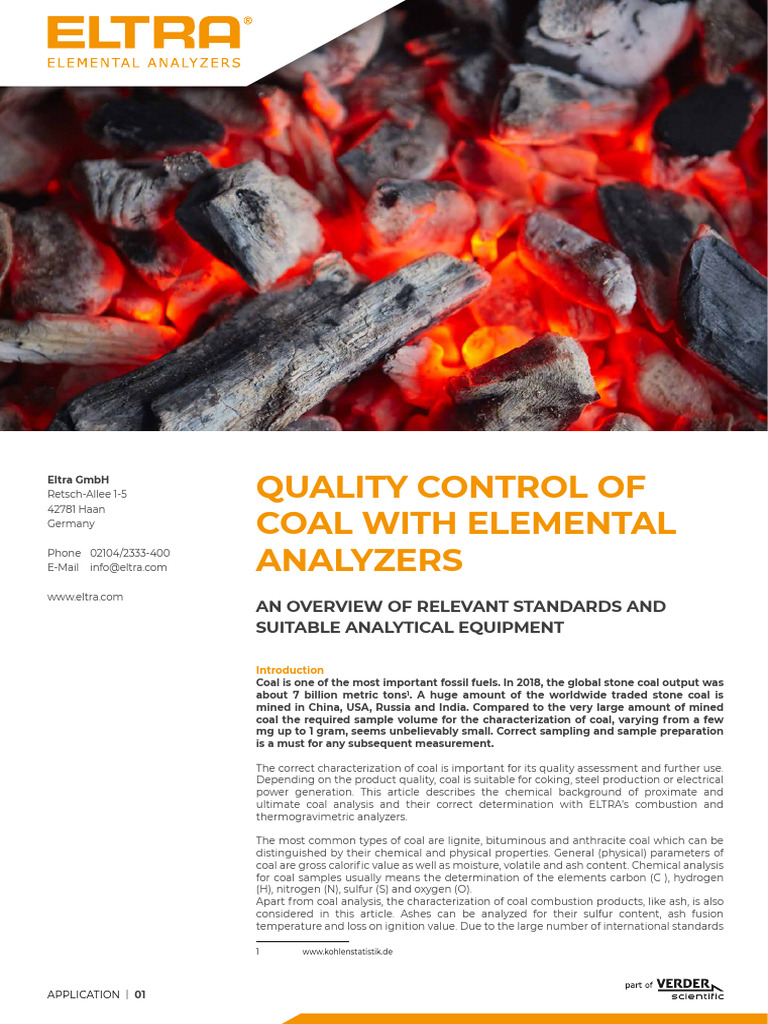 Coal Quality 1 | PDF | Coal | Bituminous Coal