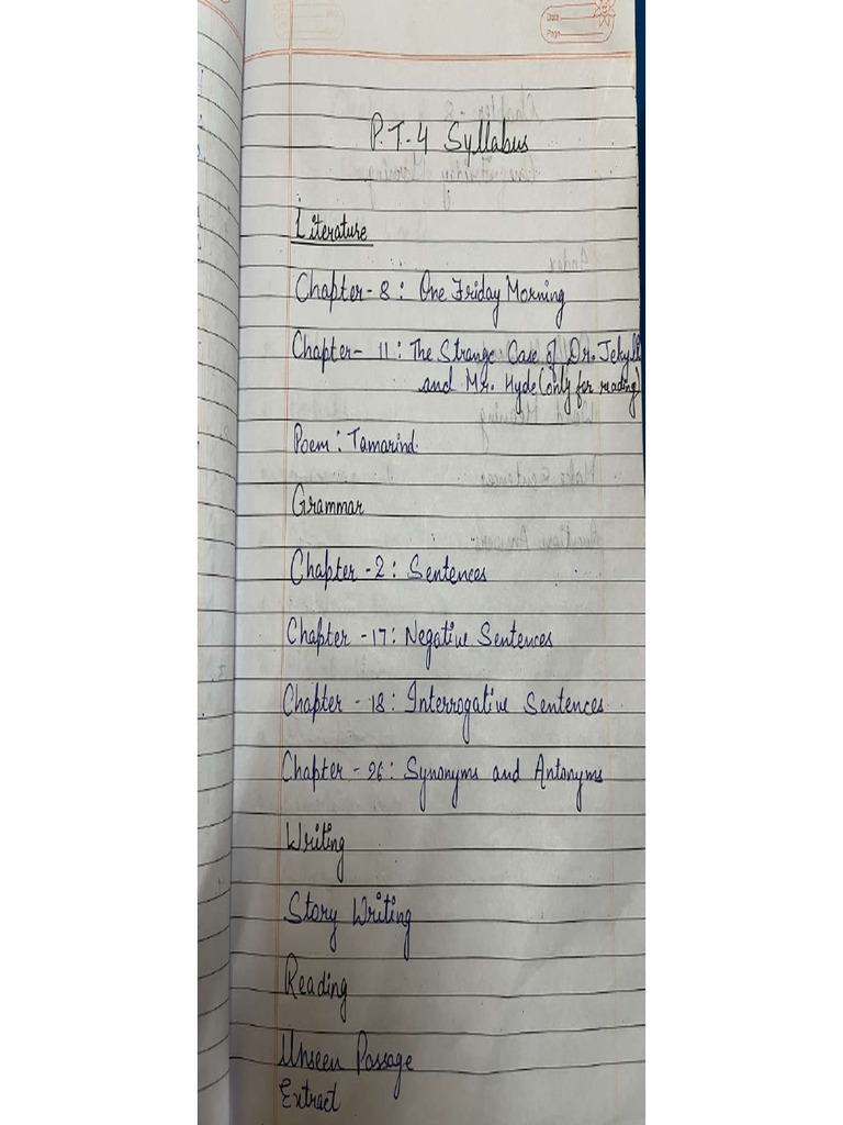 PT 4 English All Work | PDF