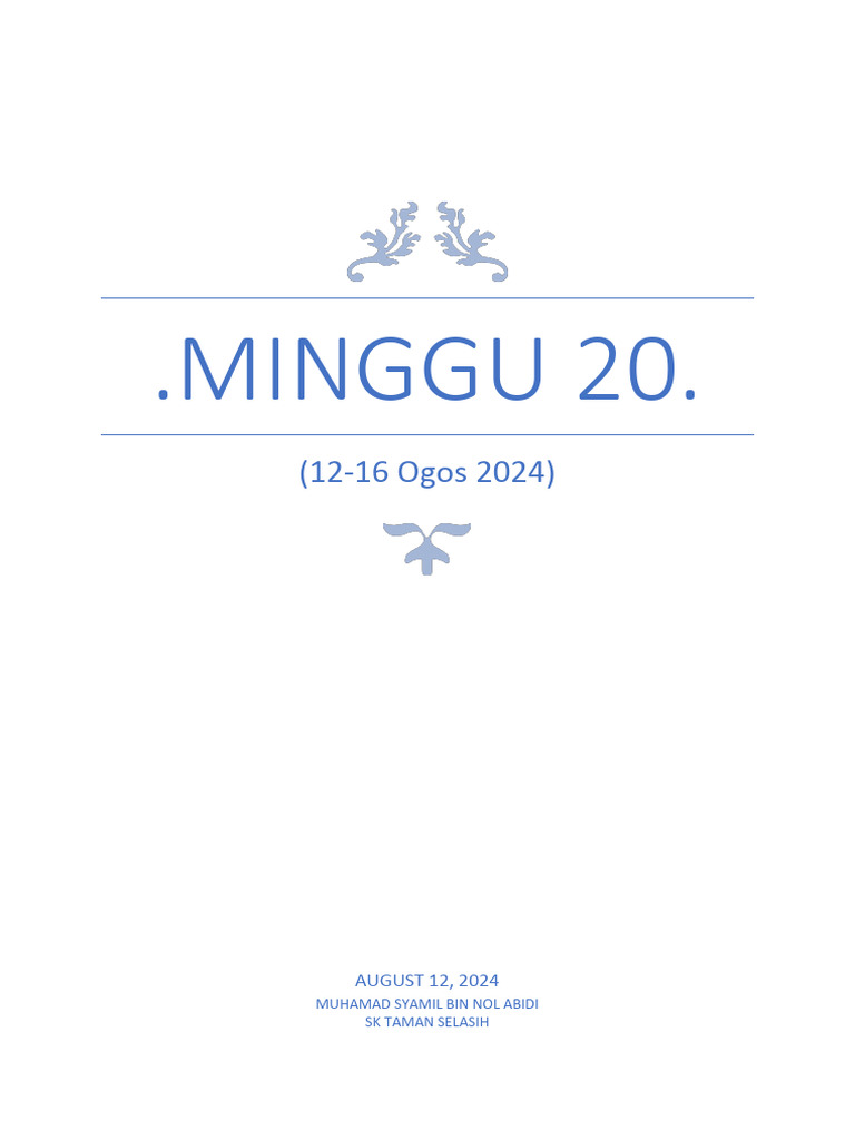 RPH TS25 .M20. (12-16 Ogos 2024) | PDF