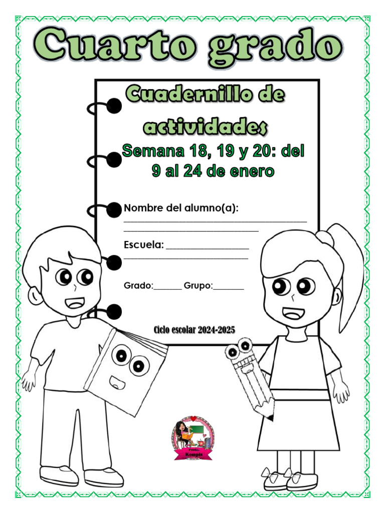 4° S18, 19 y 20 Cuadernillo de Actividades (Anexos) Profa Kempis | PDF | Luna | Eclipse