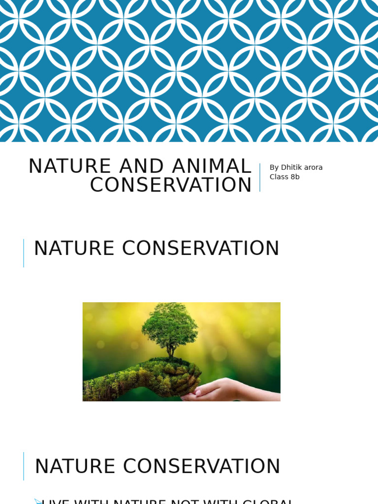 Nature and animal conservation | PDF