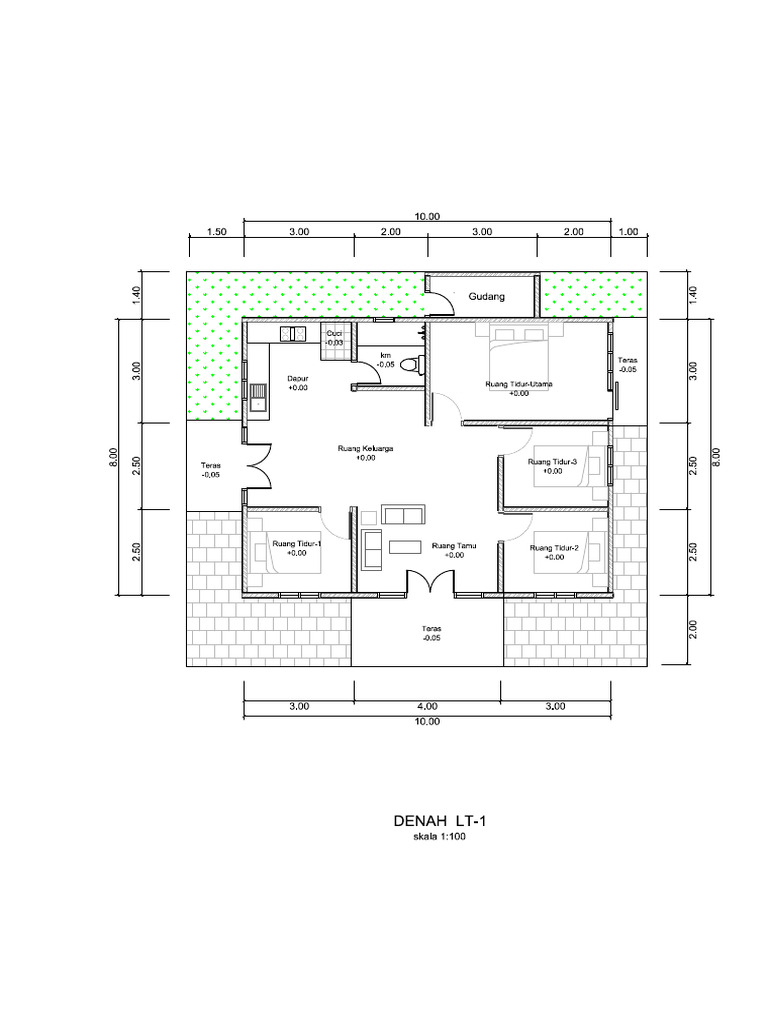 Denah BP Rehan Final | PDF