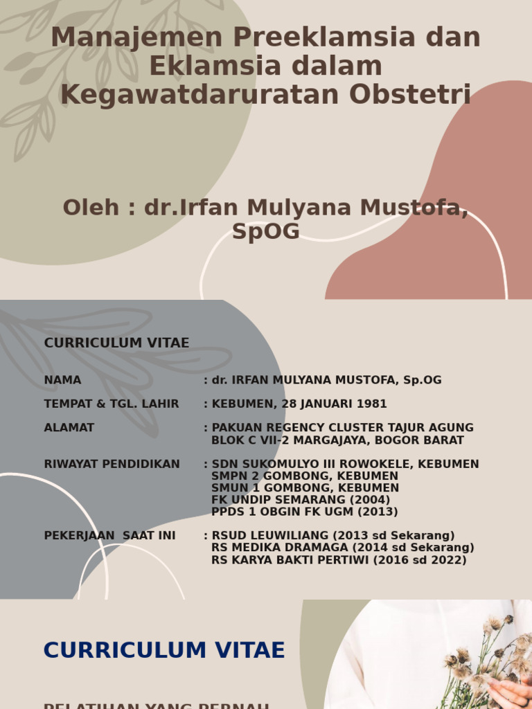 Ppt Pre Eklamsi-1 | PDF