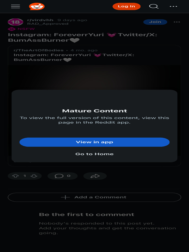 Reddit Post: ForeverrYuri & BumAssBurner | PDF