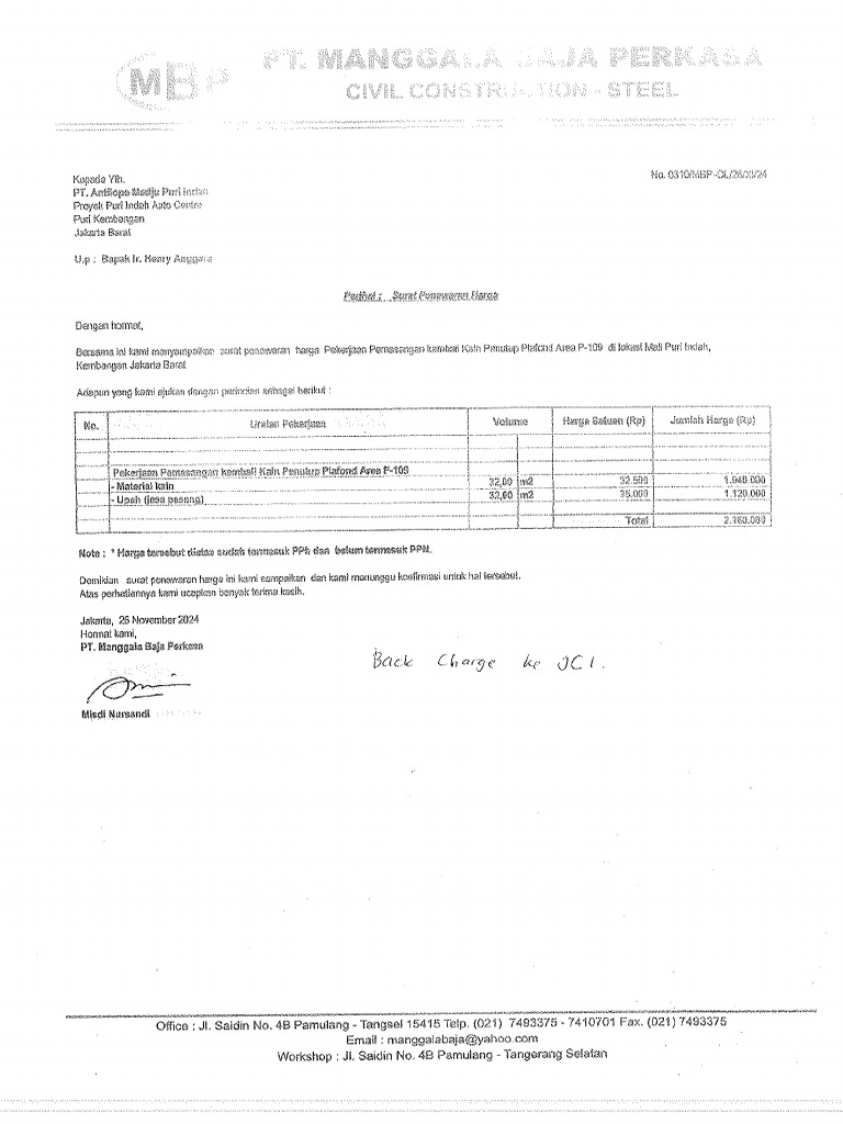 SPH Kain P-109 - Manggala | PDF