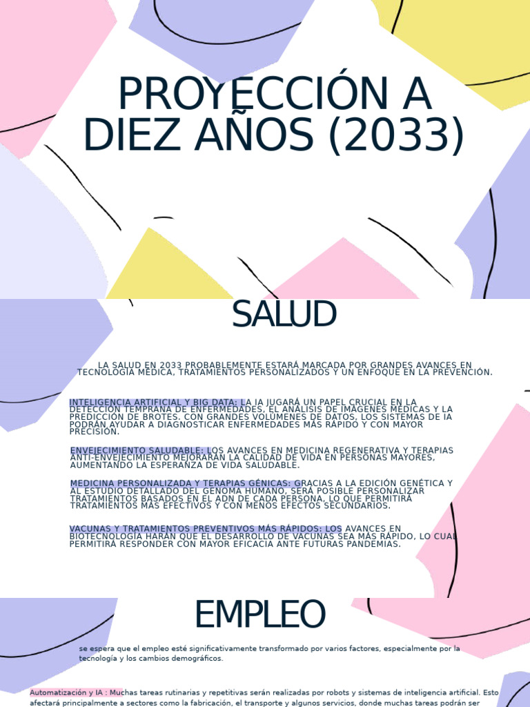 Proyeccion A Diez Años - 20241105 - 164052 - 0000 | PDF | Inteligencia ...
