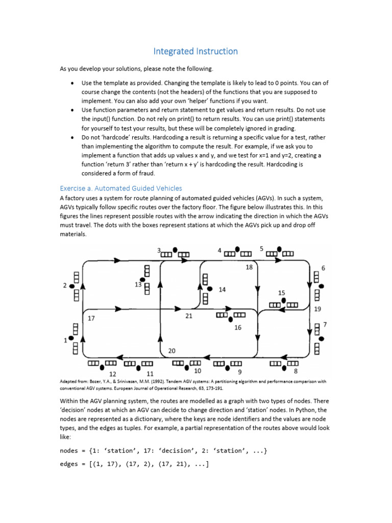 6 Integrated Instruction - Exercises | PDF | Vertex (Graph Theory ...