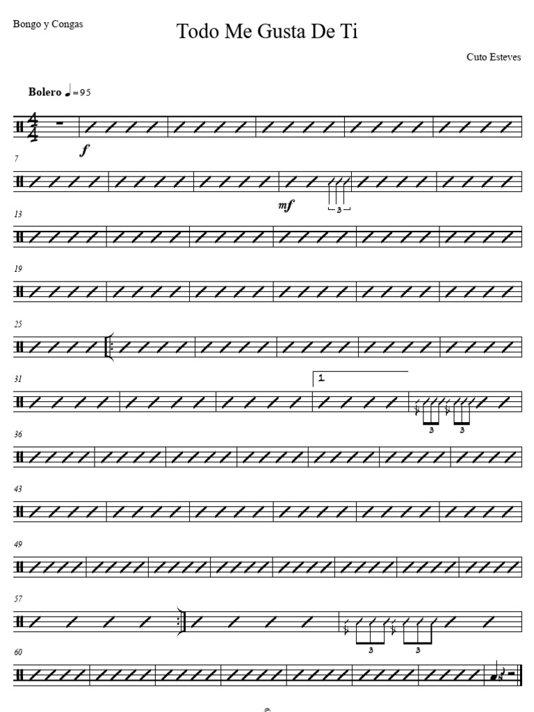 Lo Que Me Gusta - Bongo y Congas | PDF