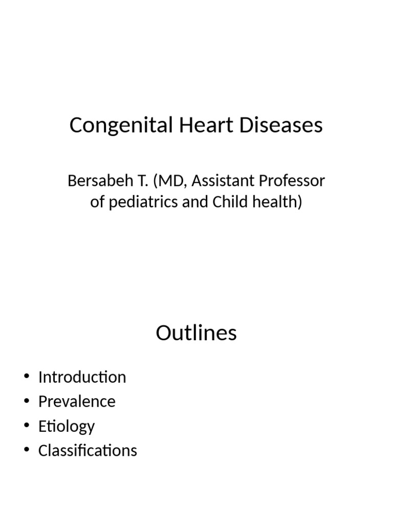 CHD Teaching | PDF | Heart Valve | Congenital Heart Defect