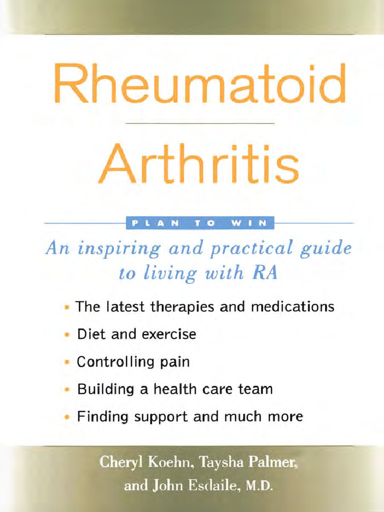 Rheumatoid Arthritis Plan To Win | PDF | Arthritis | Infection