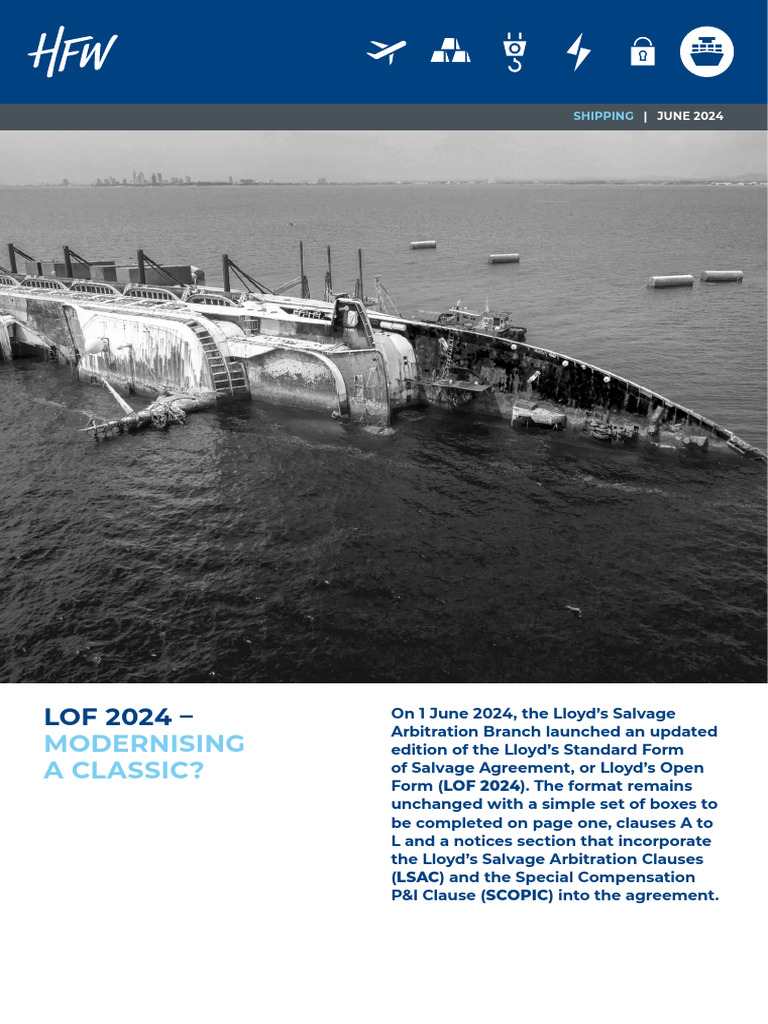 HFW LOF 2024 Modernising A Classic | PDF | Arbitration | Marine Salvage