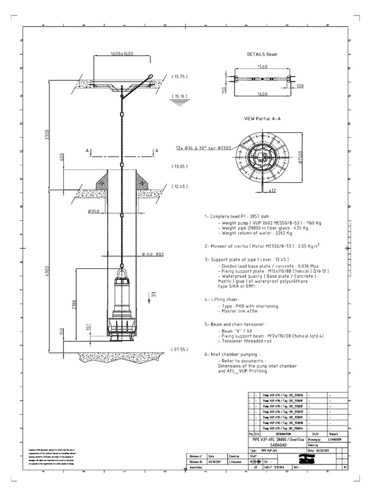 2010 04910 - Tubes Drawing | PDF | Materials | Structural Engineering