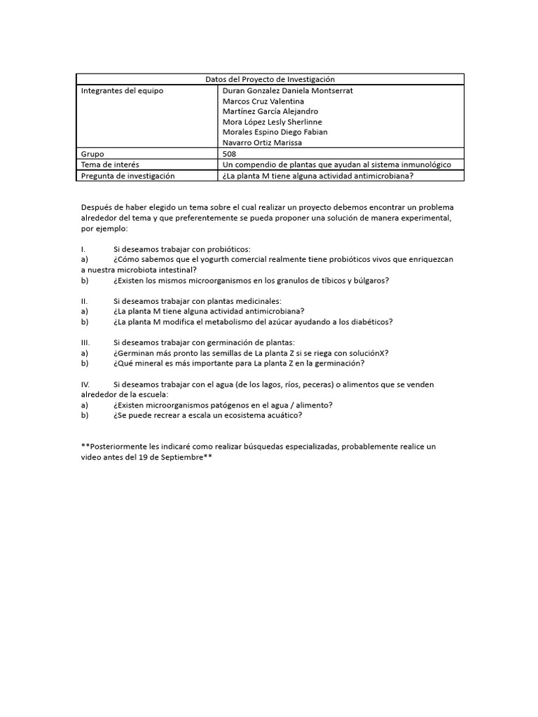 Investigación de Plantas Antimicrobianas | PDF