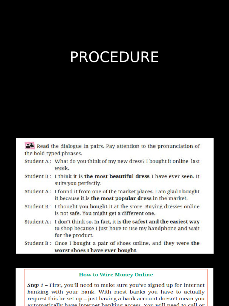 Procedure | PDF