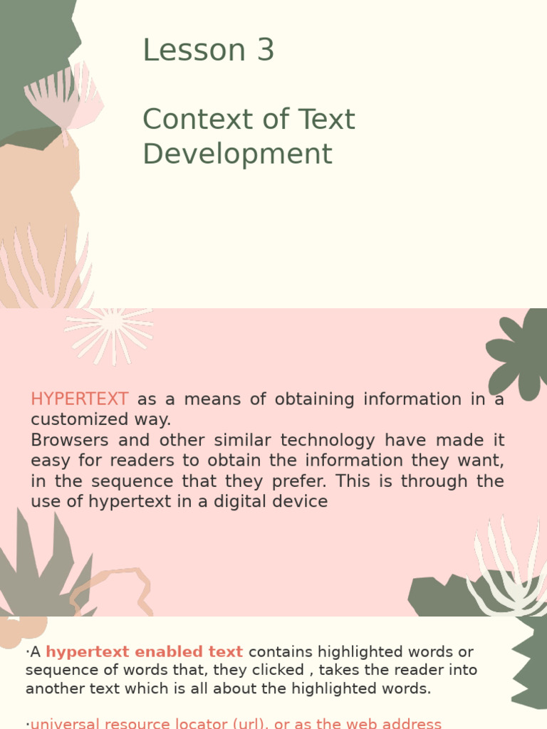 Understanding Hypertext and Intertextuality | PDF