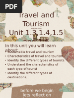 IGCSE Travel and Tourism Unit 1 Notes | PDF | Tourism | Goods