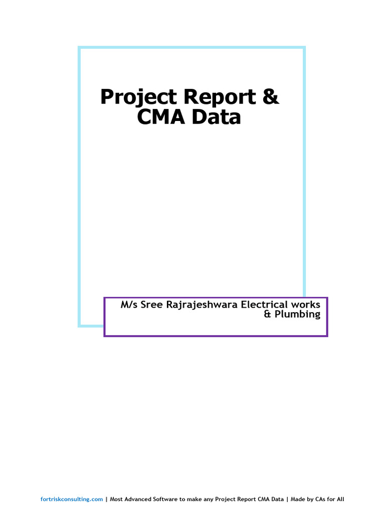 Electrical Shop Project Report PDF | PDF | Expense | Working Capital