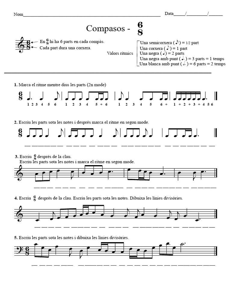 0019 Compassos 6 - 8 | PDF