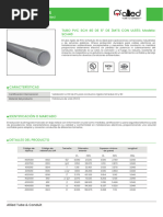 28 - Ficha Técnica DWV Ced 40 | PDF | Cloruro de polivinilo | Tubería ...