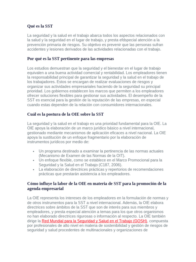 Tarea 3 - DGFGF Seguridad y Salud en El Trabajo | PDF | Organización ...