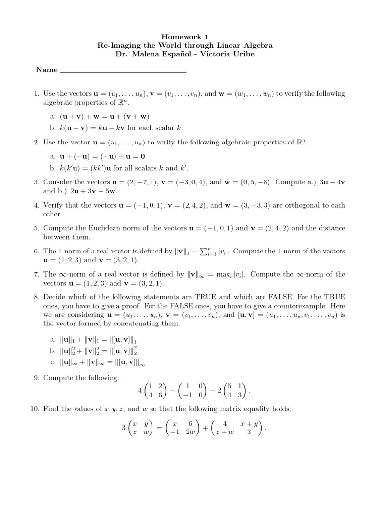 MSF Course1 Homework1 | PDF