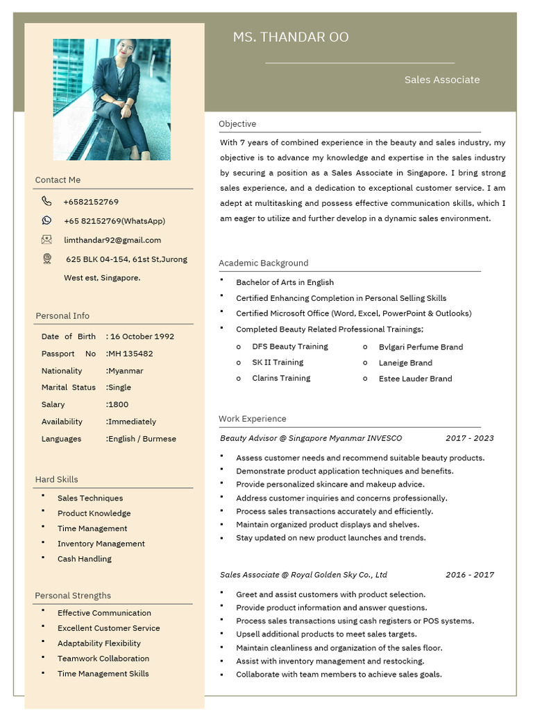 Ms. Thandar Oo Sales Resume (1).pdf_20240701_111316_0000 | PDF