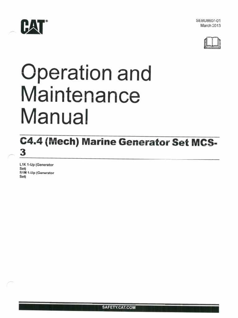 Operation Maintenance CAT C4.4 | PDF