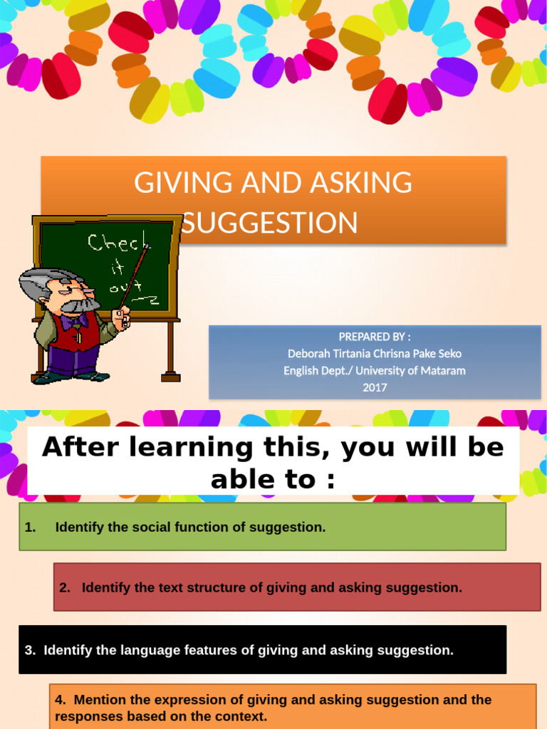 Mastering Suggestions: Key Expressions and Functions | PDF