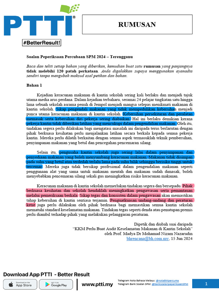 Jawaban Latih Tubi Rumusan | PDF