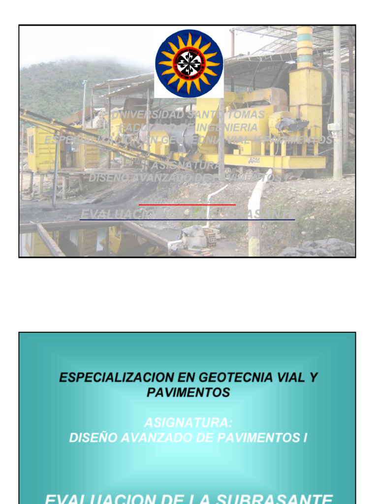 Capitulo 2 Subrasante - Parte 1 - 2012 | PDF | Materiales naturales | Ciencias de la Tierra